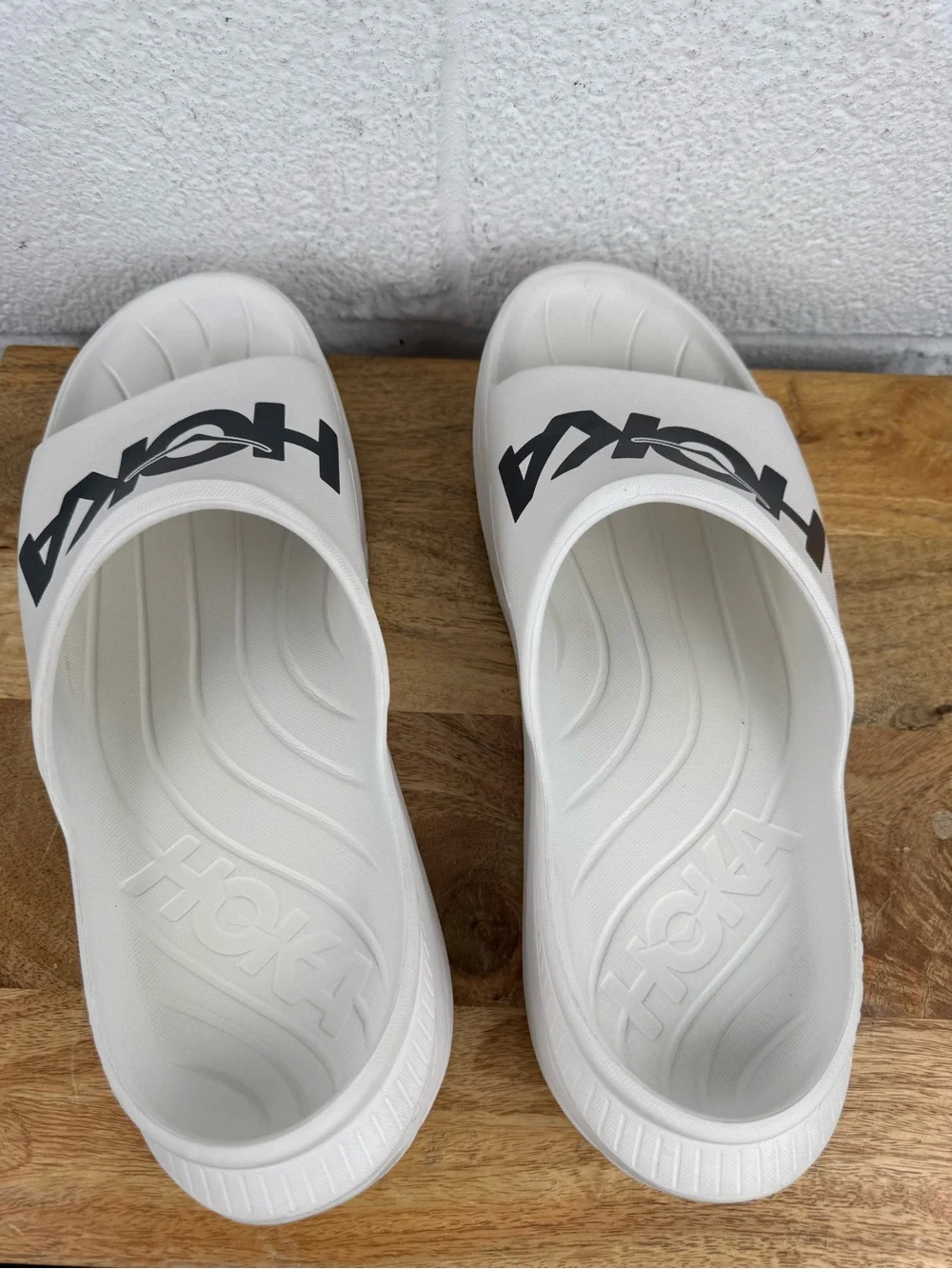 Hoka | Shoes | Hoka Ora Recovery Slide 3 Sandals Whiteblack Unisex ...